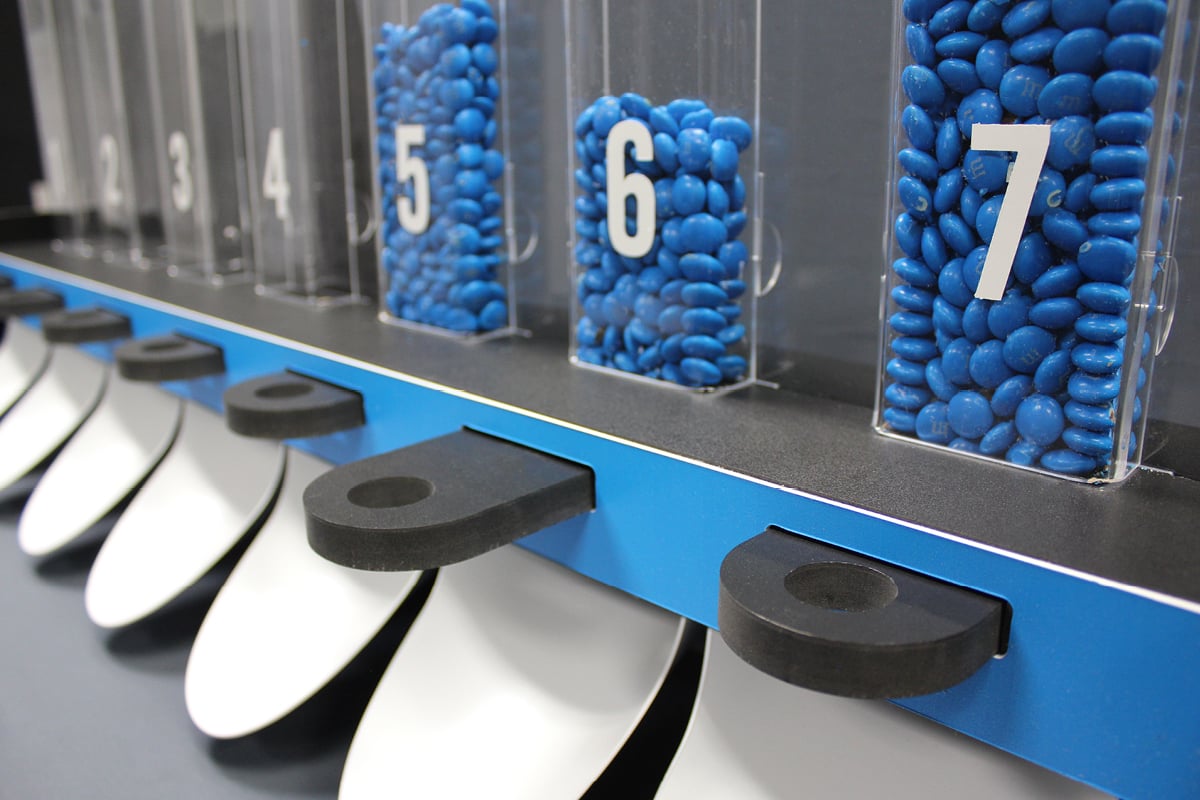Interactive M&M Tradeshow Booth Display