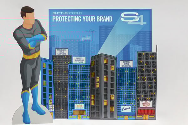 Superhero Tradeshow Booth