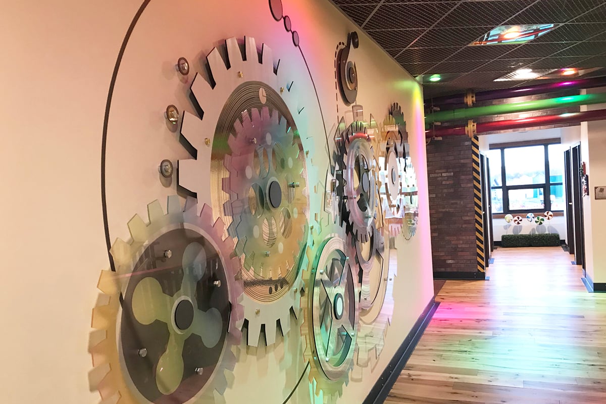 Dimensional Gear Display