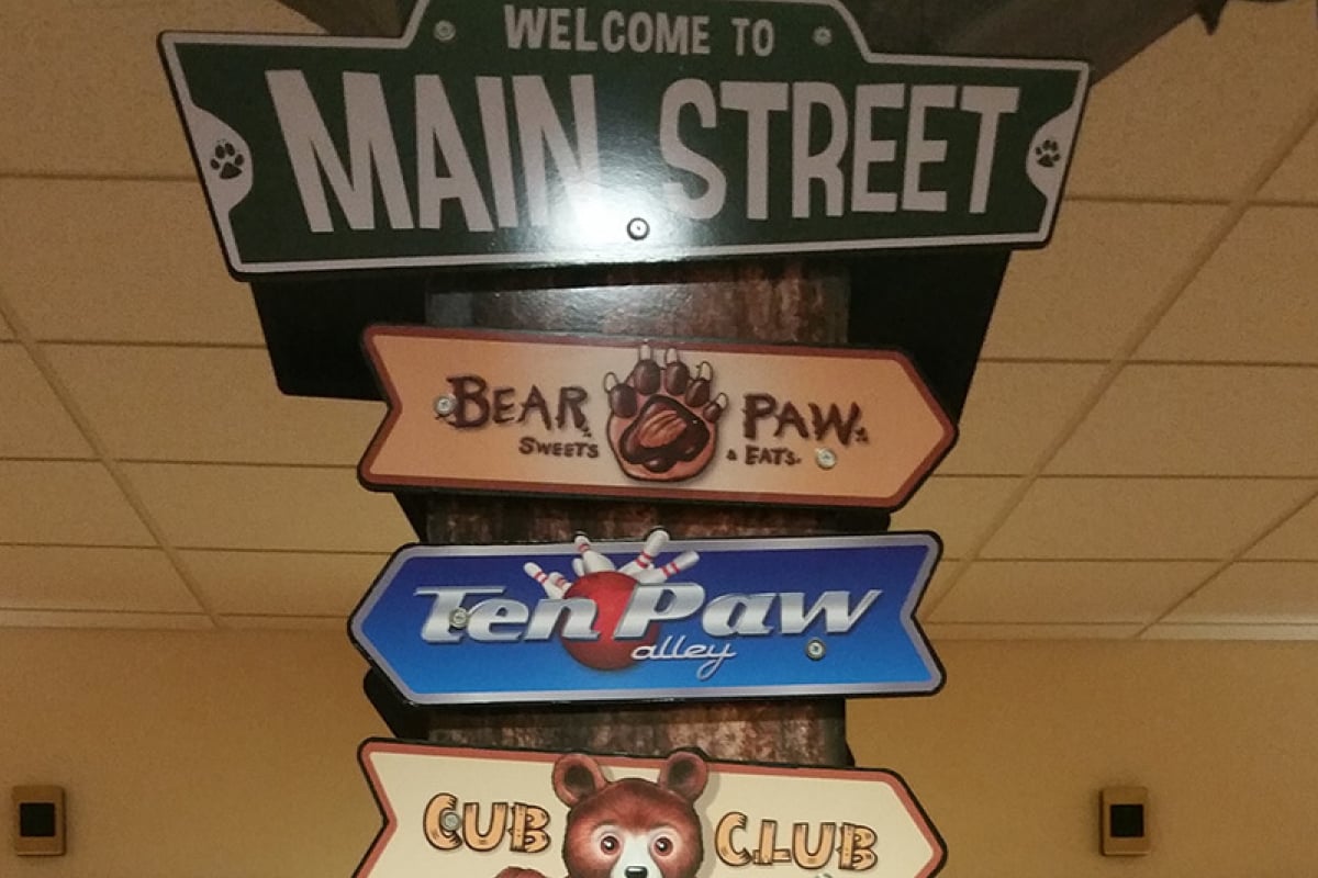 Great Wolf Lodge “Street” Signs