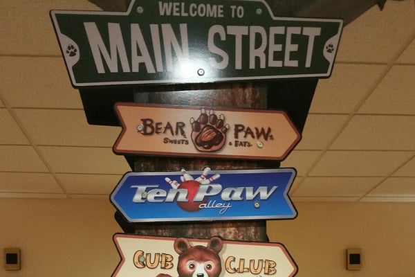 Great Wolf Lodge “Street” Signs
