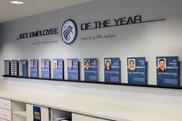 Key Employee Wall Display