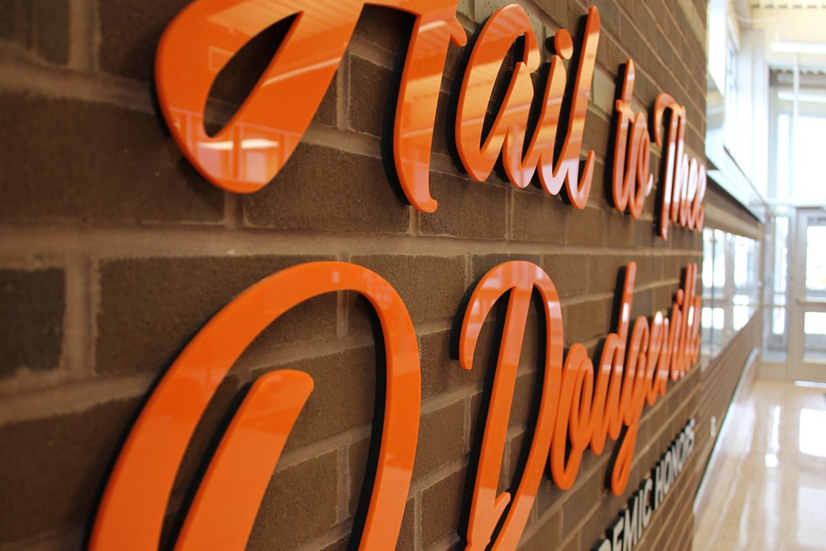 Dodgeville High school Academic Wall