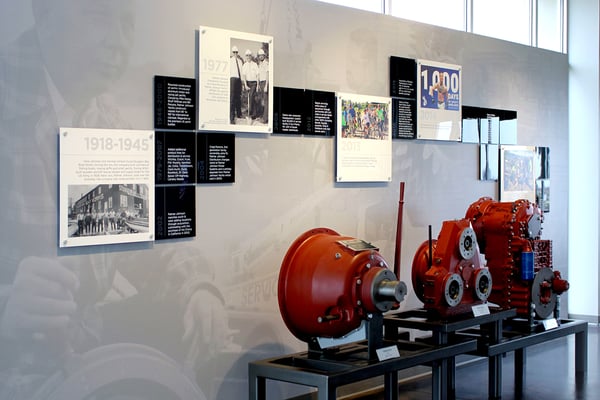 6 History Display Ideas for Your Company Walls